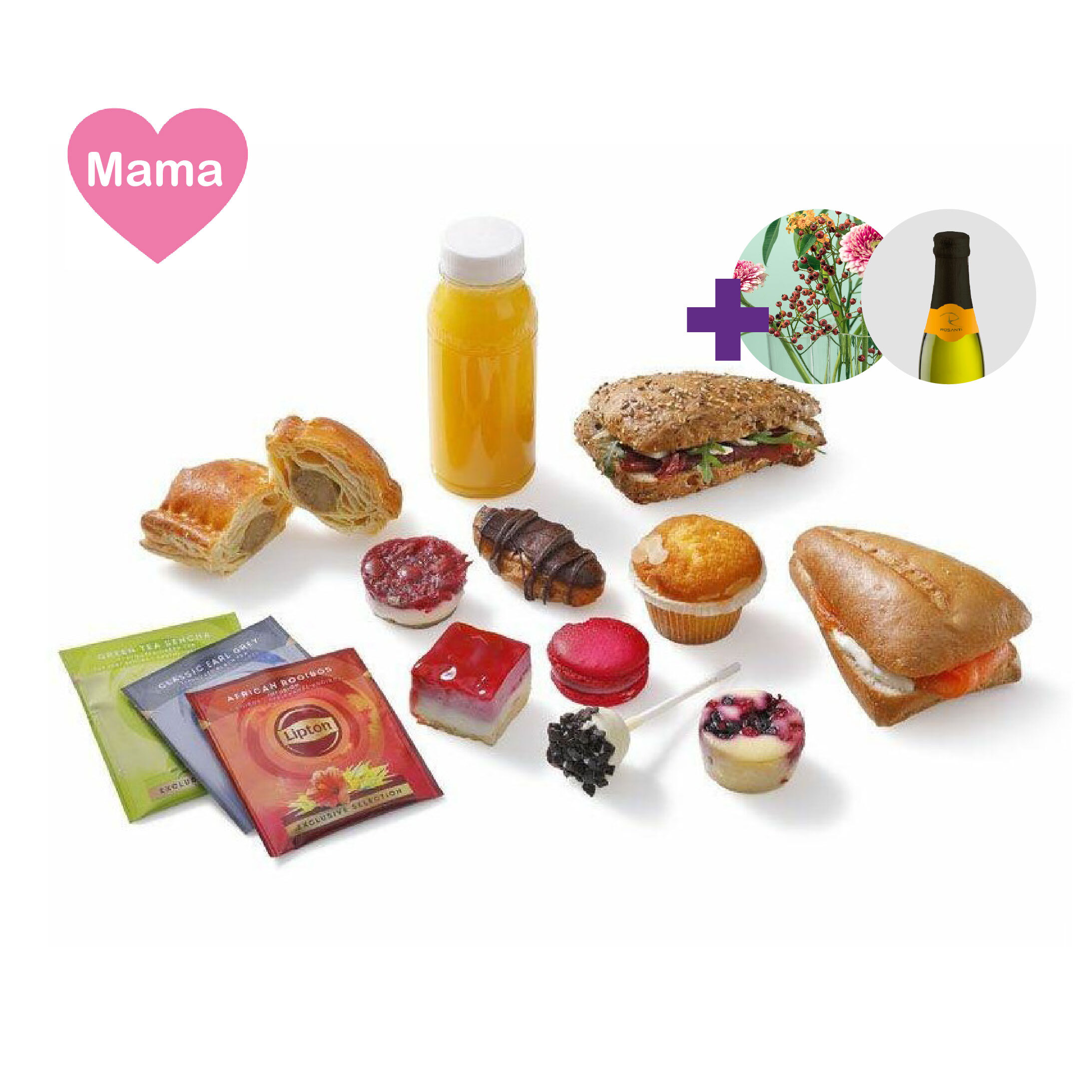 Moederdag High Tea met Bubbels + Bloemen Bestellen en laten Bezorgen